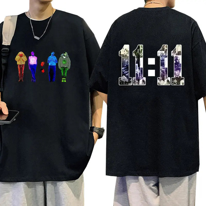 Jual Mode Cetak Kaos Rapper Chris Brown Breezy 11:11 Album Merch 2024 ...