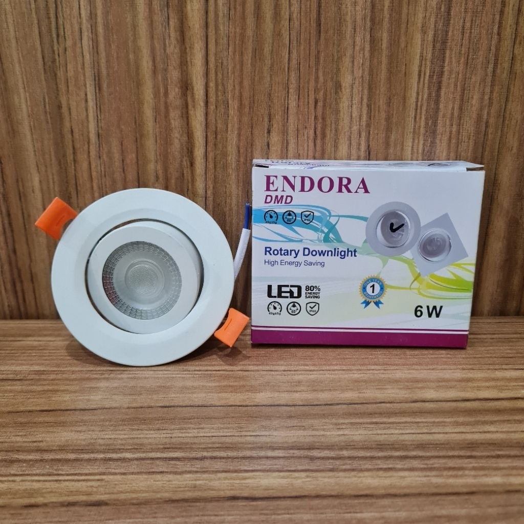 Jual LAMPU LED 6 WATT CAHAYA PUTIH DOWNLIGHT BULAT DMD LAMPU SOROT ...