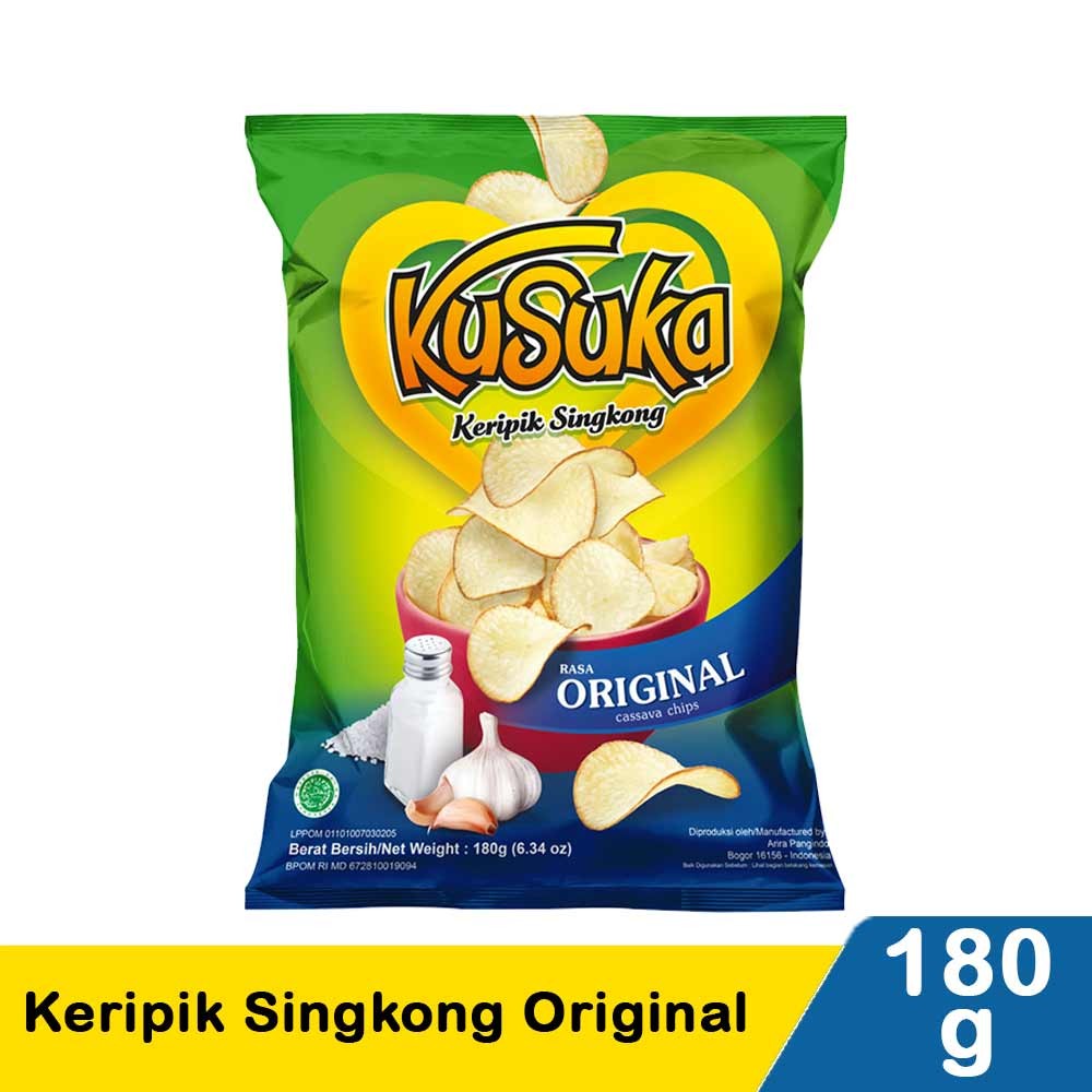 Jual KUSUKA KERIPIK SINGKONG ORIGINAL 180g | Shopee Indonesia