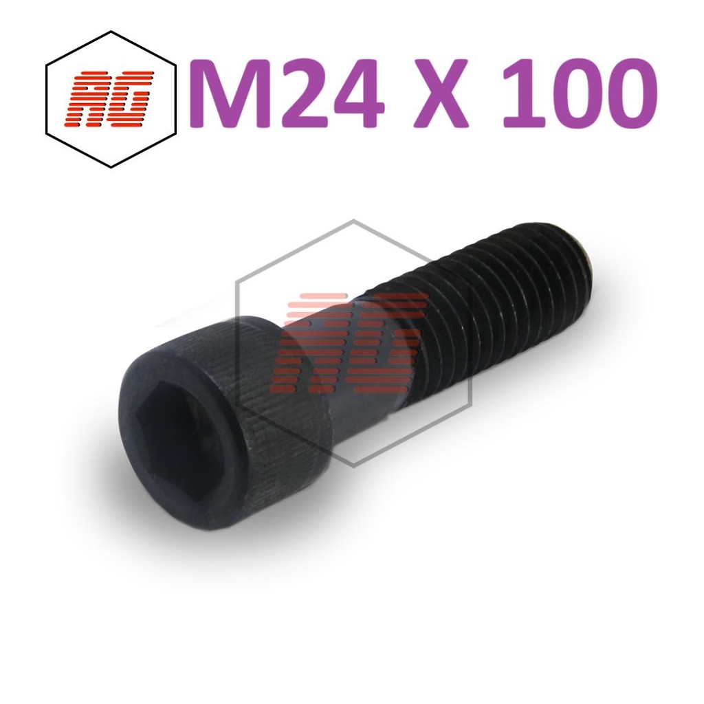 Jual BAUT L / HEX SOCKET HEAD CAP SCREW M24 X 100 | Shopee Indonesia