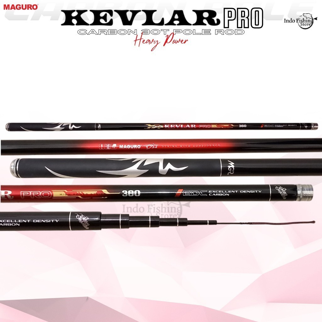 Jual Supermart Surabaya Maguro Kevlar PRO NS Joran Tegek New Design ...