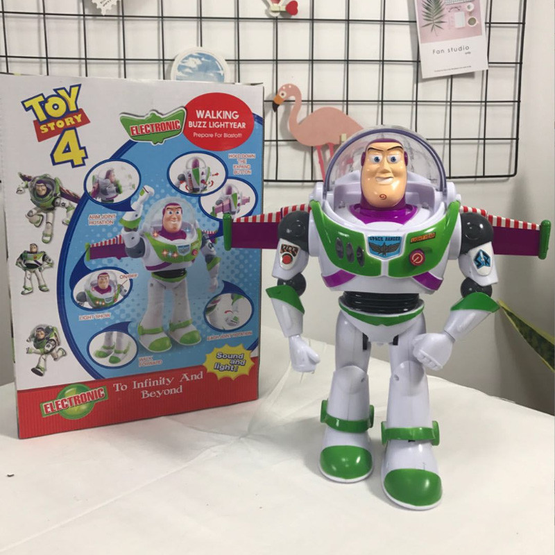 Jual Toy Story Buzz Lightyear Woody With Wings Doll Action Figure Toy Mobile Robot Cartoon ...