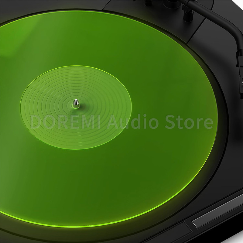 Jual 30cm Acrylic Turntable Slip Mat Reduce Static Dust Noise ...