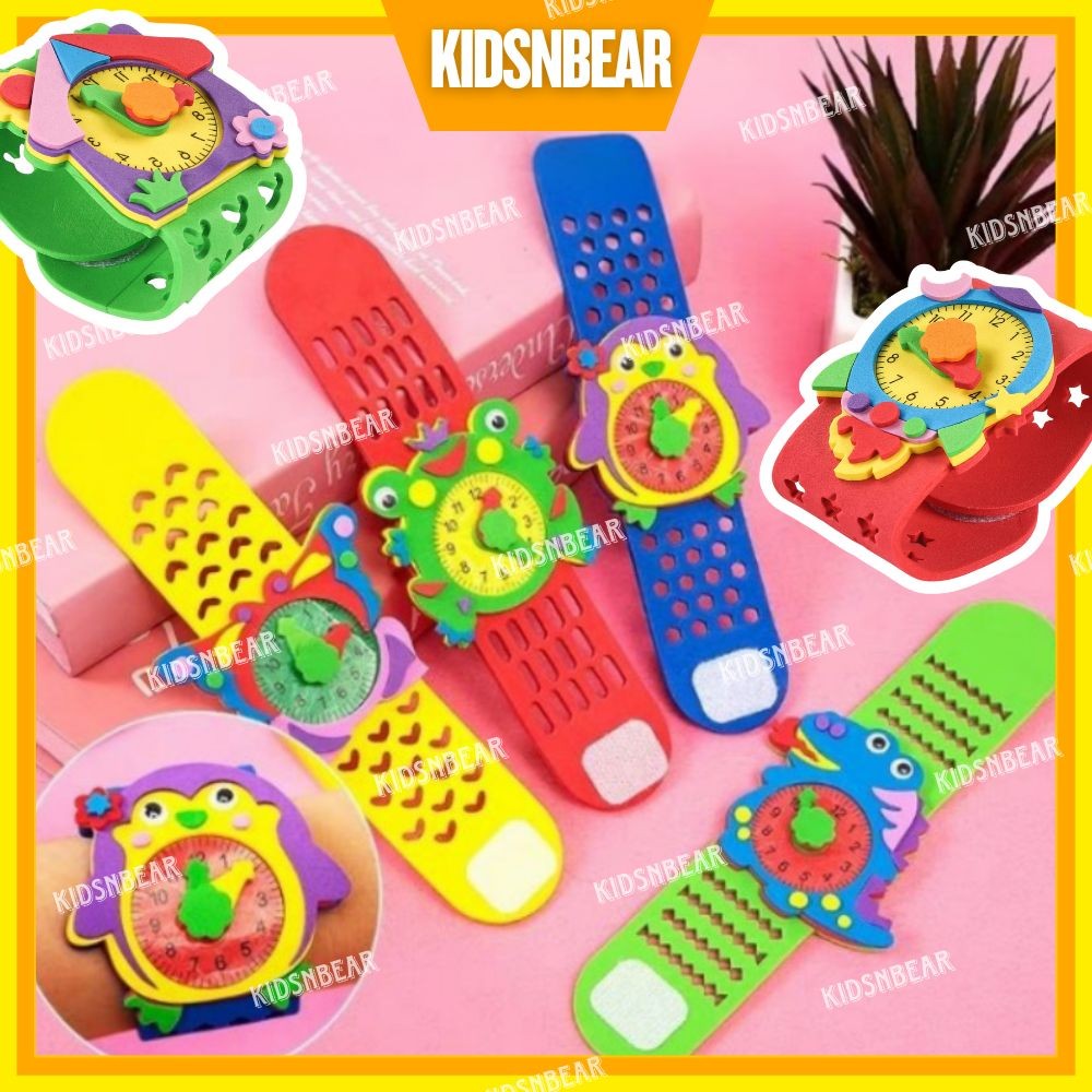 Jual Mainan Edukasi Anak - Prakarya Anak Sd - Jam Lucu - 187-DIY Jam ...