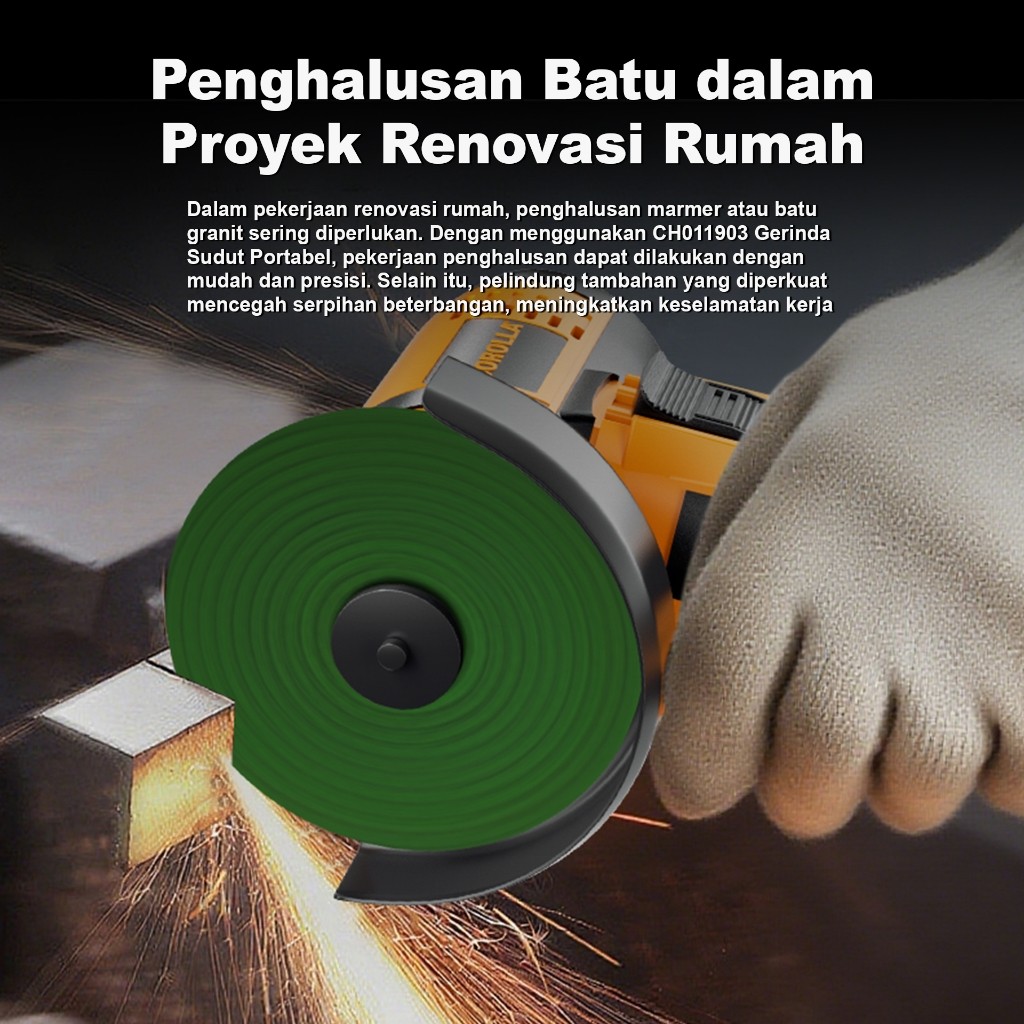 Jual Corolla Portable angel Grinder Cordless 3 inci Mesin Gerinda ...