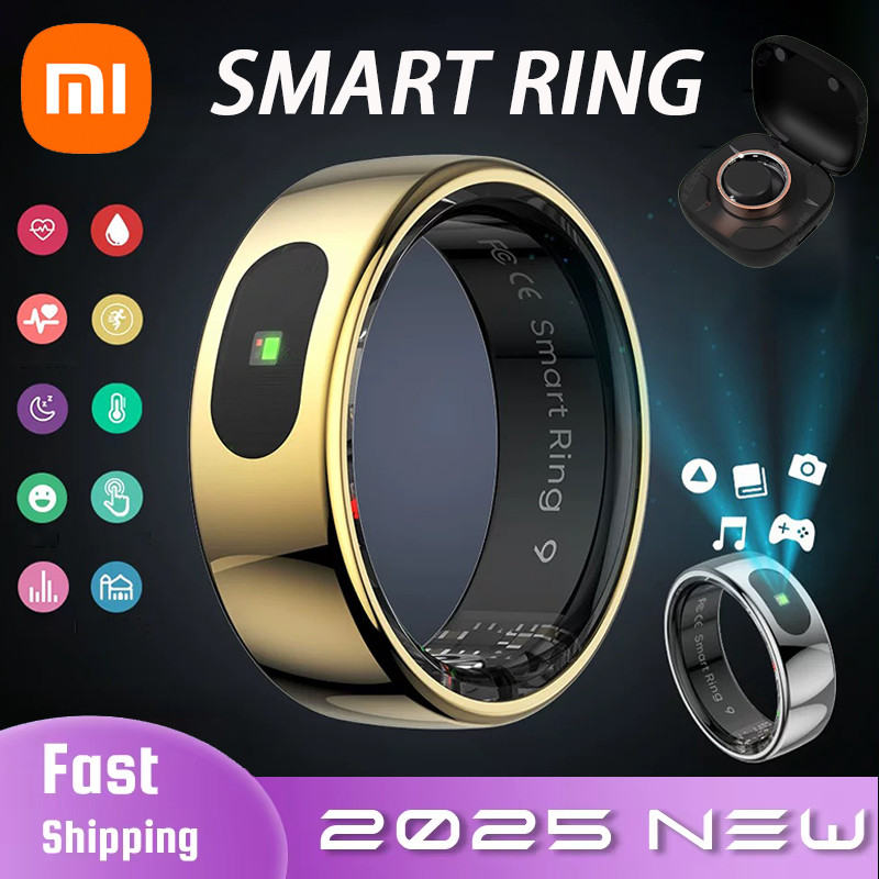 Jual Xiaomi NEW Smart Ring Bluetooth Health Monitor Heart Rate Blood ...