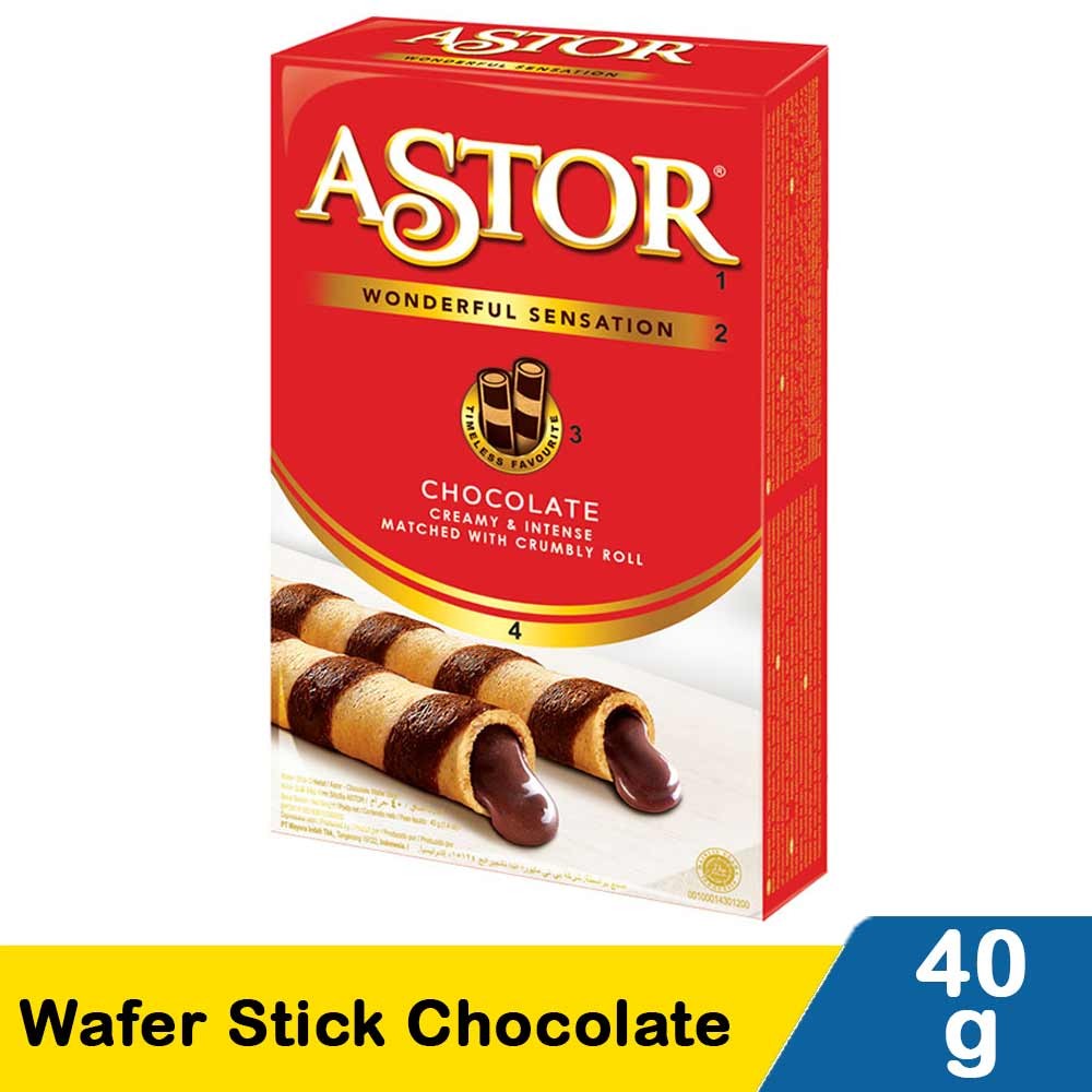 Jual ASTOR WAFER STICK (K) CHOCOLATE 40g | Shopee Indonesia