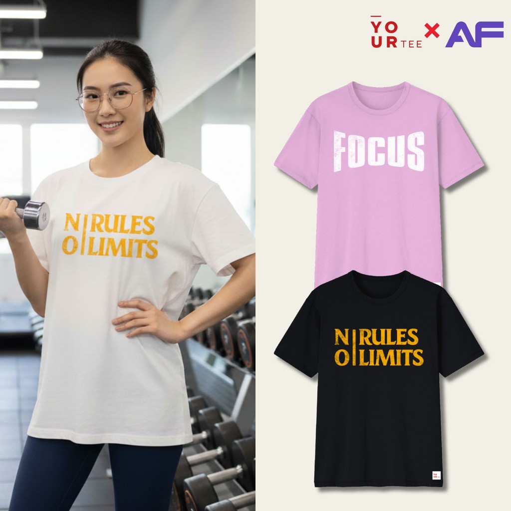 Jual Yourtee Baju Kaos Pria Wanita Anak Dewasa – “Focus Rules Limit ...
