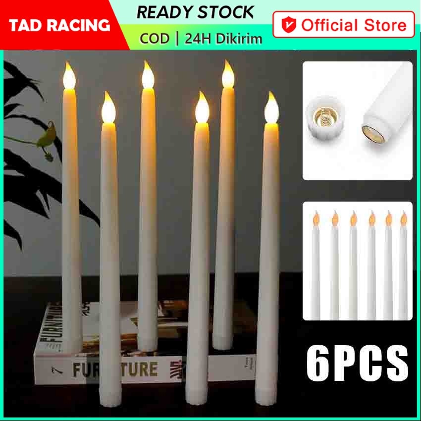 Jual 6PCS Lilin LED - Lilin Baterai Panjang - Lampu Elektrik Lilin ...