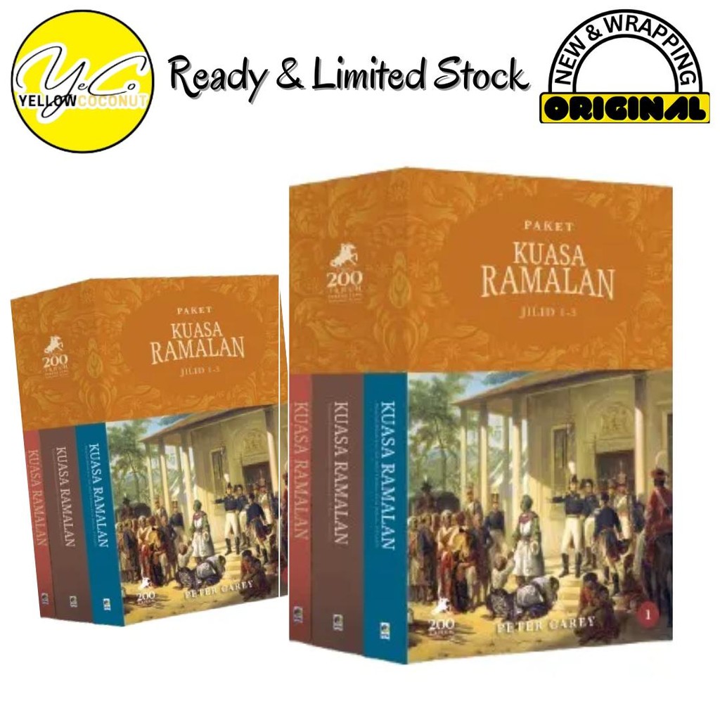 Jual Kuasa Ramalan 2025 Paket JIlid 1 2 3 - Peter Carey | Shopee Indonesia
