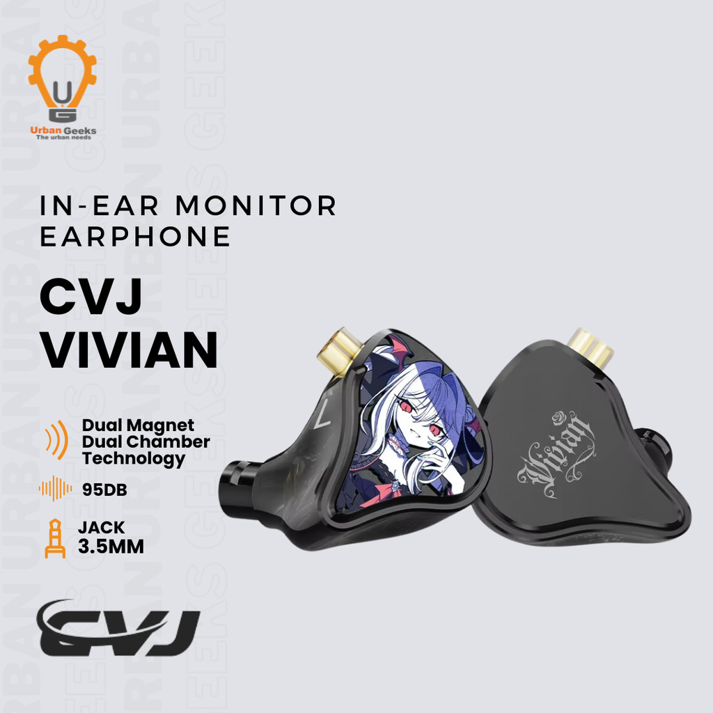 Jual CVJ Vivian IEM Earphone Hifi Anime Waifu Edition & Standard ...