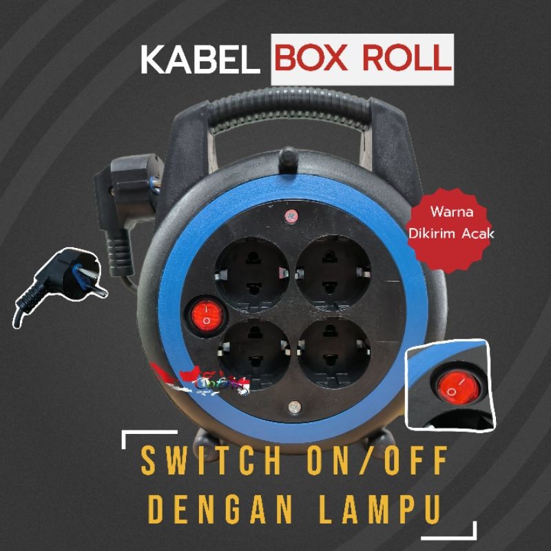 Jual TERLARIS Co&id-Kabel Roll 10M , 15M/ Colokan Listrik / Kabel Box ...