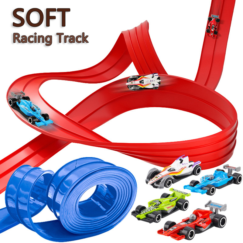 Jual Flexible Race Track -ildren Toys Y Double-track Racing Car Ramp ...