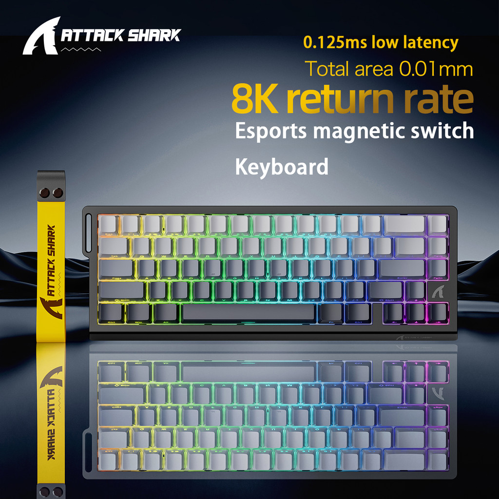 Jual Magnetic Swit Gaming Keyboard Attack Shark X68HE And FreeWolf F68 ...