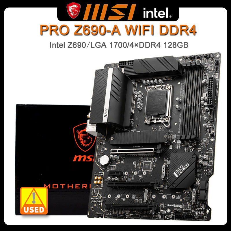 Jual MSI PRO Z690-A WIFI DDR4 Motherboard Intel Z690 LGA 1700 128GB 4×M ...