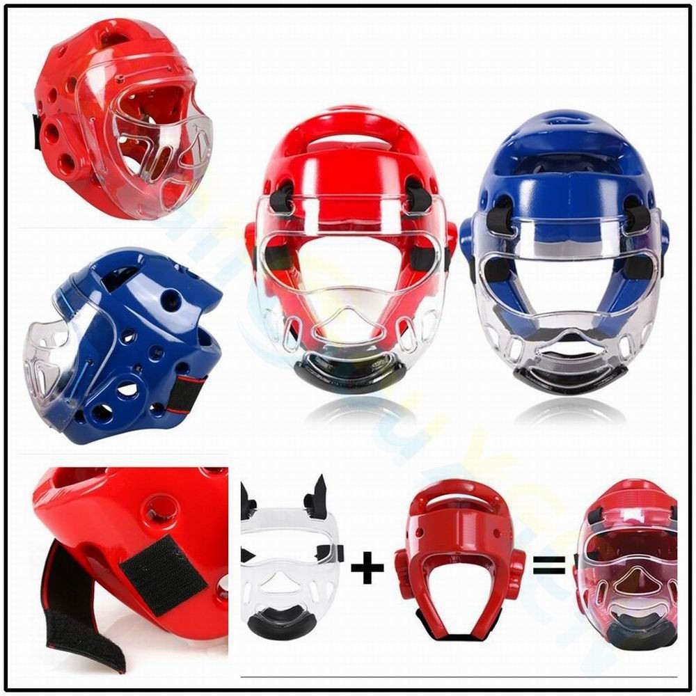 Jual adult kid Taekwondo Headguard Helmet Karate boxing Sanda Mask ITF ...