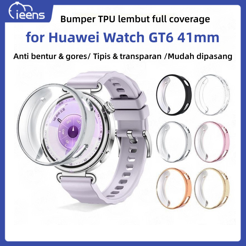 Jual Case Full Coverage Huawei Watch GT6 41mm Screen Protector Case ...