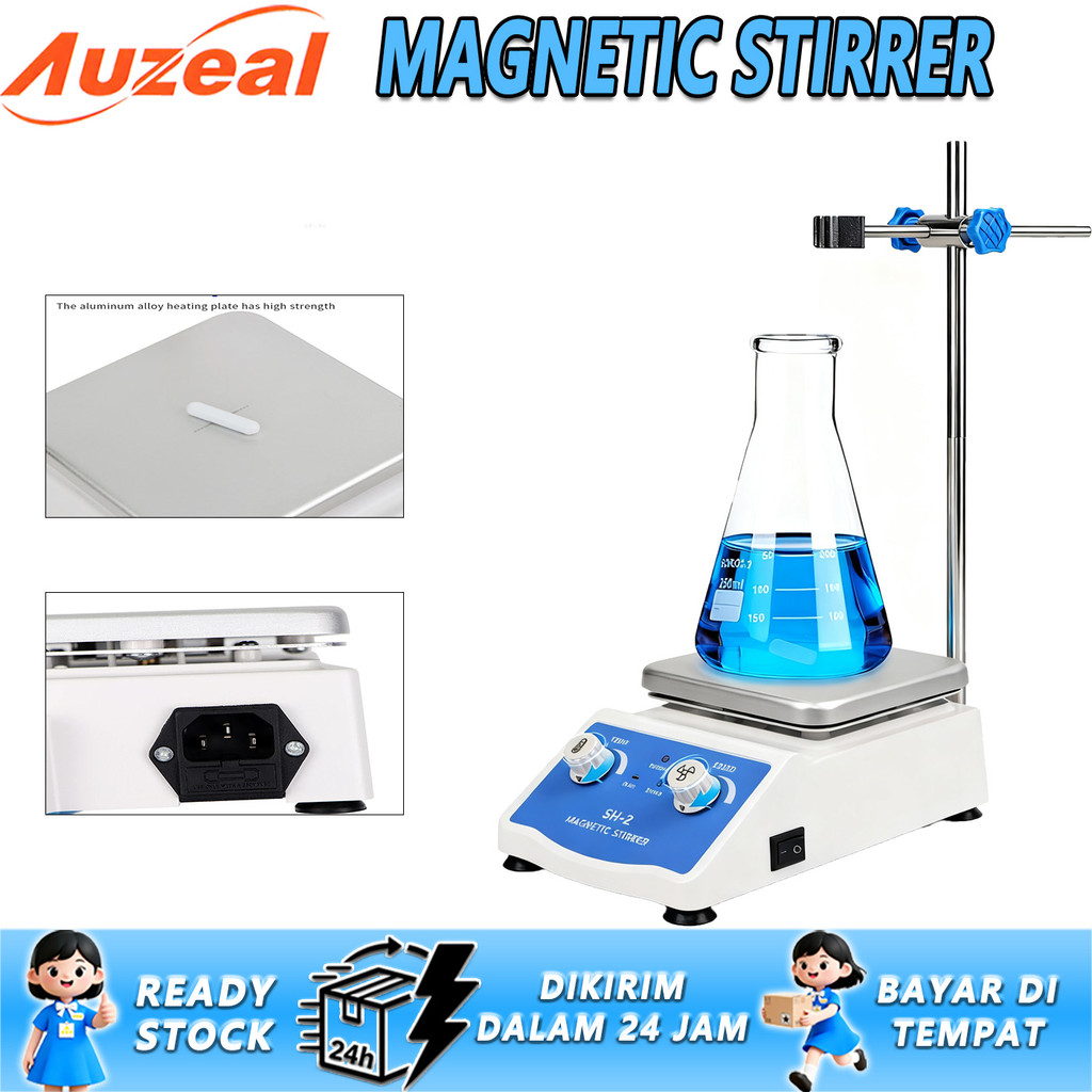 Jual Magnetic Stirrer Hot Plate 1000ML dengan Vortex Mixer - Pengaduk ...