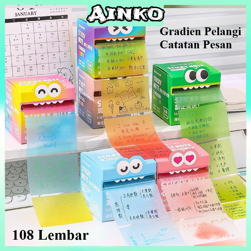 Jual [108 Lembar]Sticky Notes /Lucu Sticky Notes Memo Note Paper ...