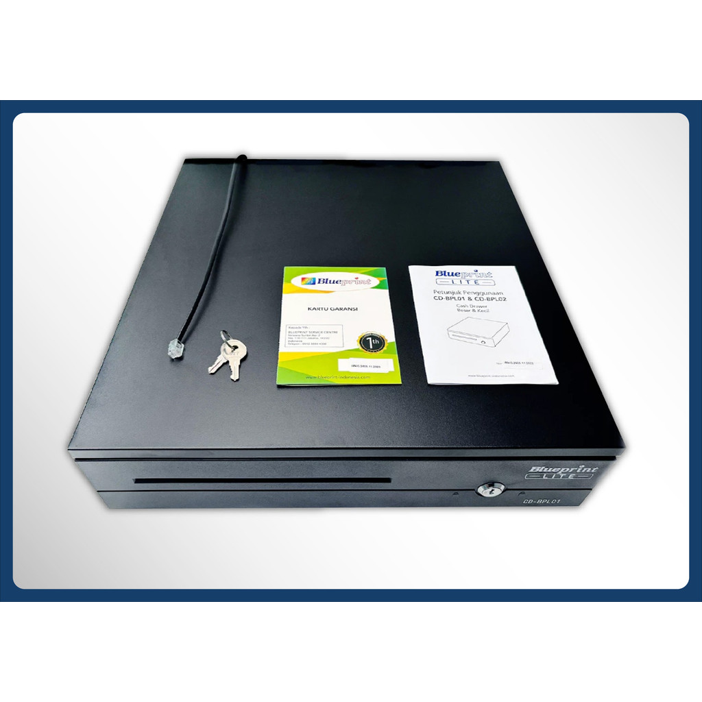 Jual Blueprint Cash Drawer Besar BPL01 – Laci Uang Besi dengan Fitur ...