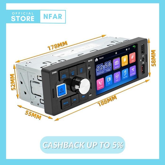 Jual Tape Mobil Radio MP5 Player Bluetooth With Car Navigasi Headunit ...