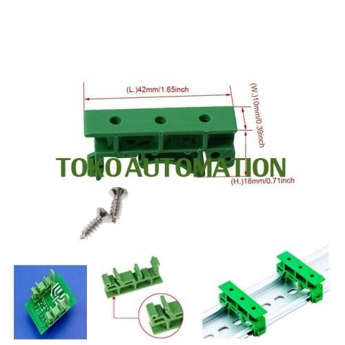Jual DRG-01 DRG 01 DIN 35 Mounting Bracket Screw PCB DIN Rail Adapter ...