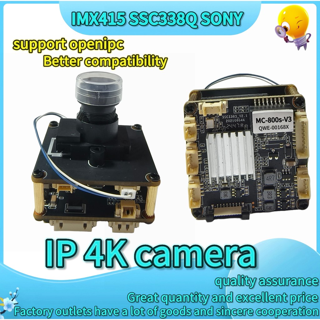 Jual ssc338q imx415 sony openipc 8mp cctv hd camera for module pcb StarLight videolink RTSP RTMP ...