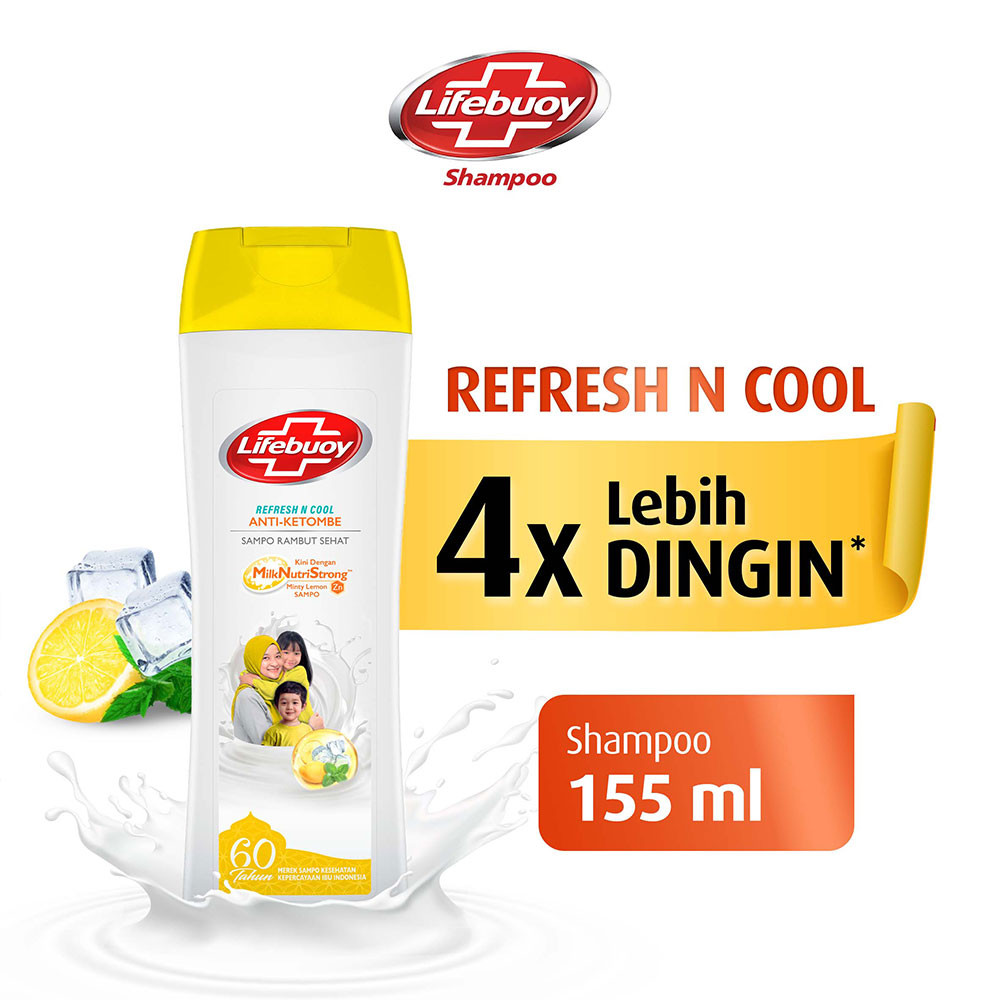 Jual LIFEBUOY SHAMPOO ANTI-KETOMBE REFRESH N COOL 155mL | Shopee Indonesia