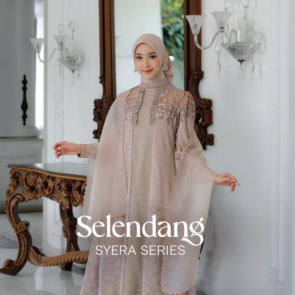Jual Syera Selendang Bordir Flowy Special Exclusive Premium (SELENDANG ...