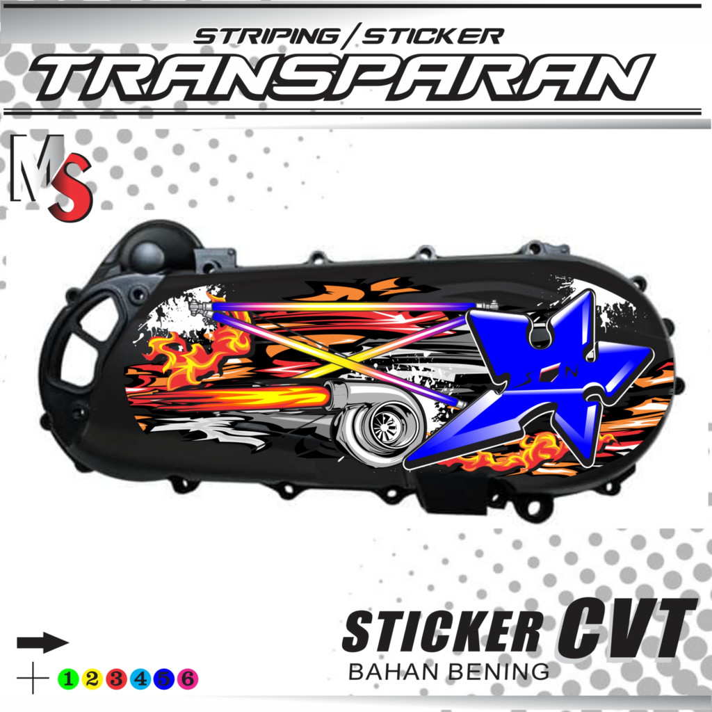 Jual VARIASI CVT/ STICKER TRANSFARAN UV / VARIASI STICKER BAK CVT ALL ...