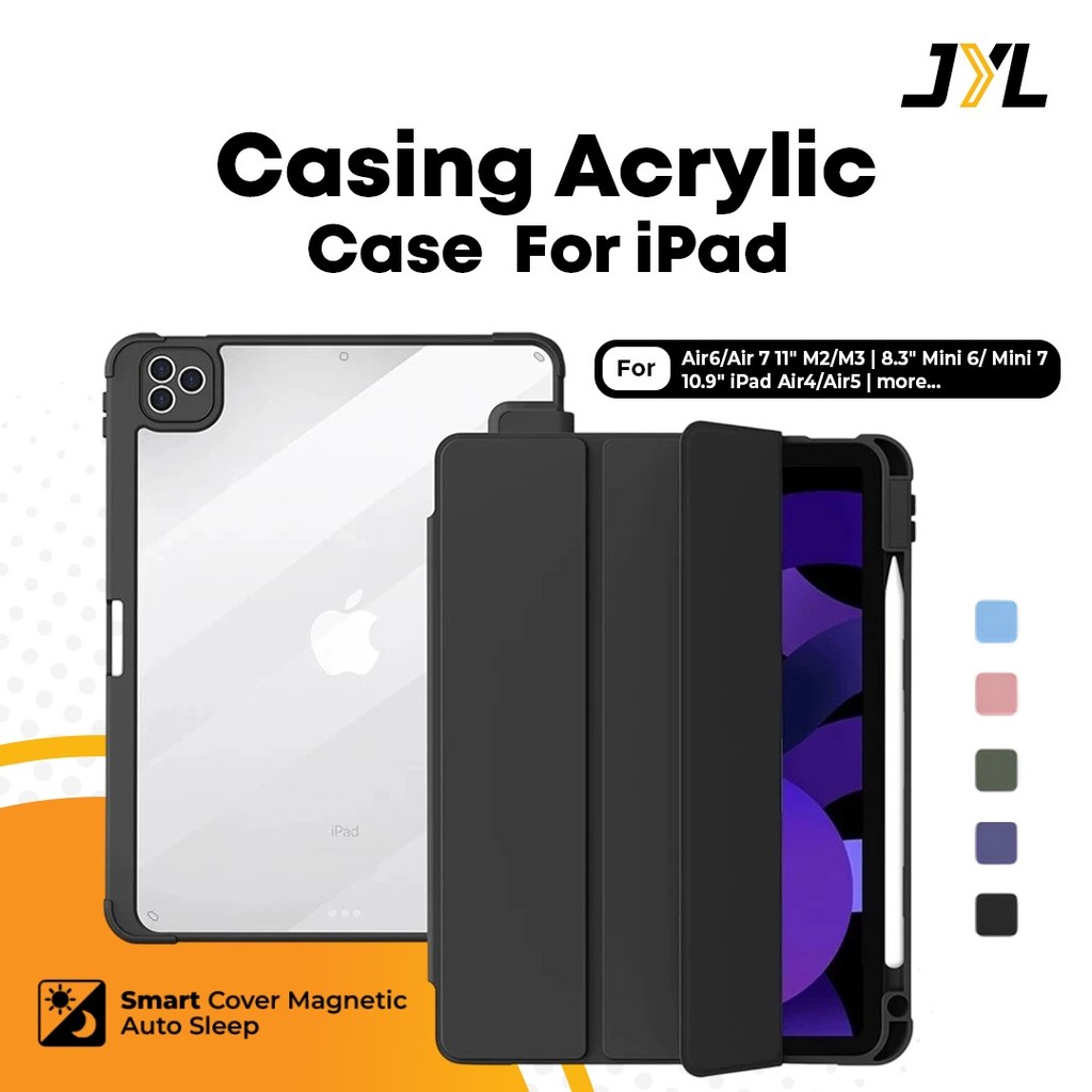 Jual Casing Acrylic for Ipad Gen 10th 11th A16 Mini 6 7 Gen 7/8/9 10.2" Ipad Pro 11 inch M1 M2 ...