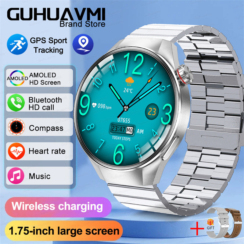 Jual 2025New For Huawei GT5 Pro Smart Watch Men HD AMOLED Screen GPS ...