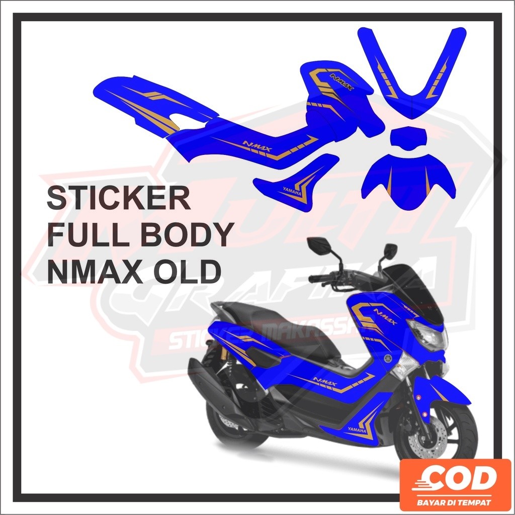 Jual Stiker Decal Motor YAMAHA NMAX OLD Full Body Sticker NMAX Lama ...