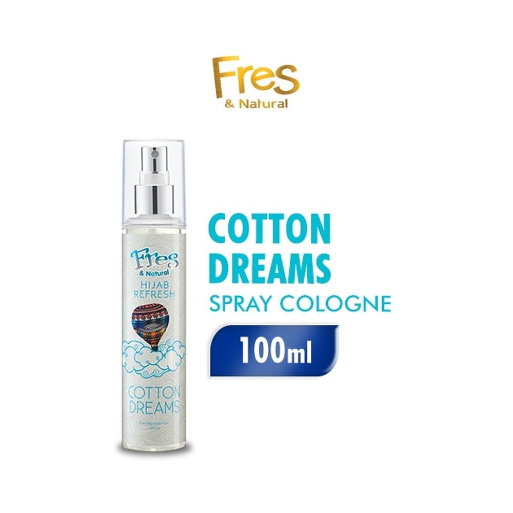 Jual FRES & NATURAL FRAGRANCE MIST HIJAB FRESH COTTON DREAMS 100mL ...