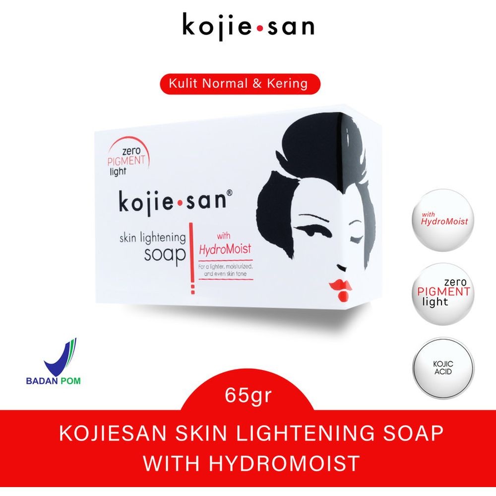 Jual KOJIESAN SKIN LIGHTENING SOAP WITH HYDROMOIST 65g | Shopee Indonesia