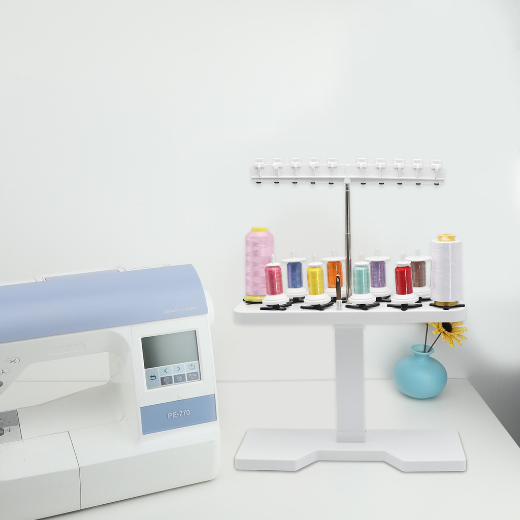 Jual Universal Adjustable Cone Embroidery Thread Spool Holder Stand ...