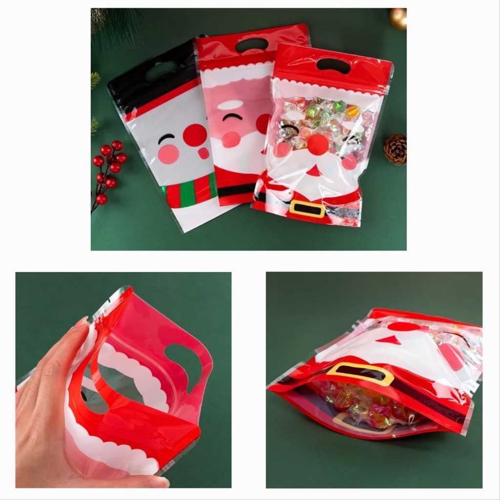 Jual 6466 Christmast Cookies Packaging / Snack Wrapper Motif Natal ...