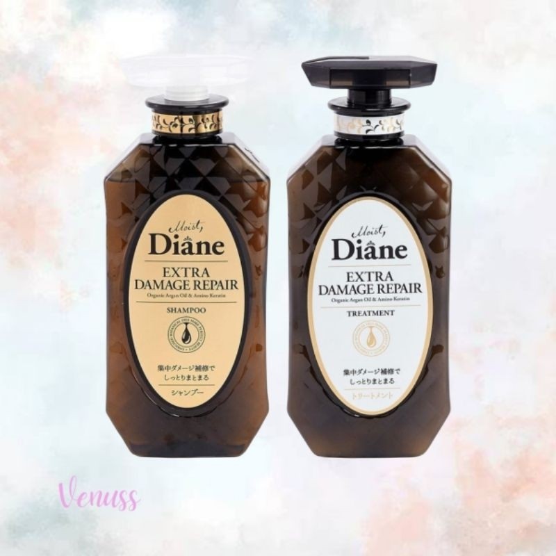 Jual Moist diane extra damage repair shampoo 450ml | treatment 450ml ...