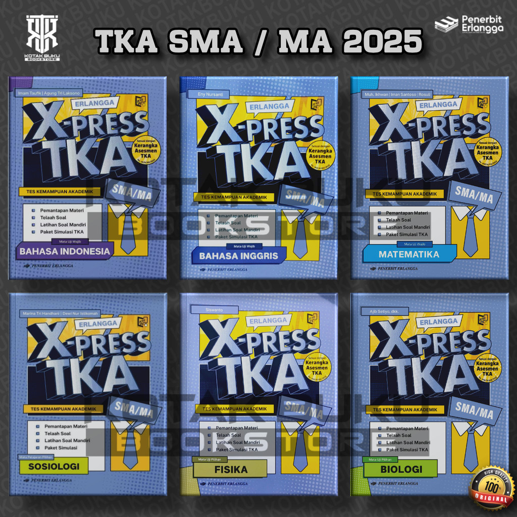 Jual ( ERLANGGA ) Xpress TKA SMA / MA 2026 / TKA SMA 2026 / Kurikulum ...