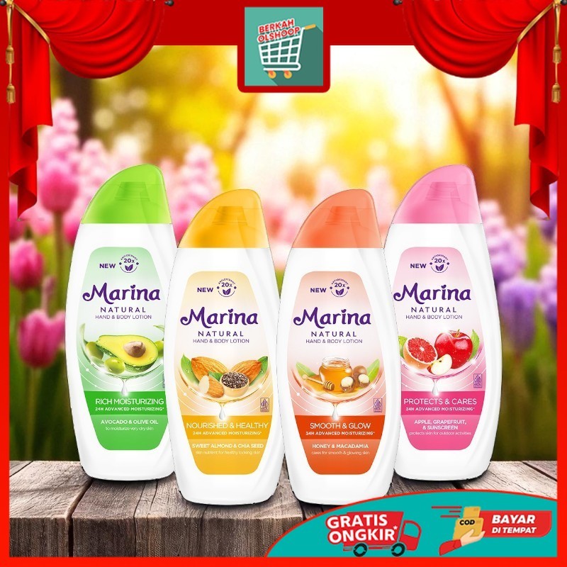 Jual MARINA HAND & BODY LOTION UV WHITE 185ML / 188ML | Shopee Indonesia