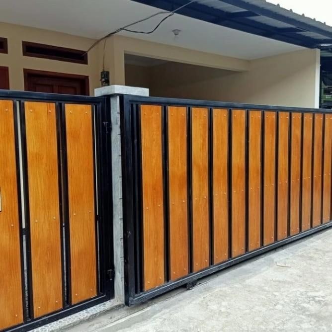 Jual PAGAR MINIMALIS MODEL KAYU GRC TERBARU | Shopee Indonesia