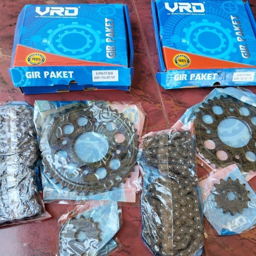 Jual GEAR SET GIR SET GER SET FIT NEW/KTL KARISMA/KPH SUPRA X 125 REVO ...
