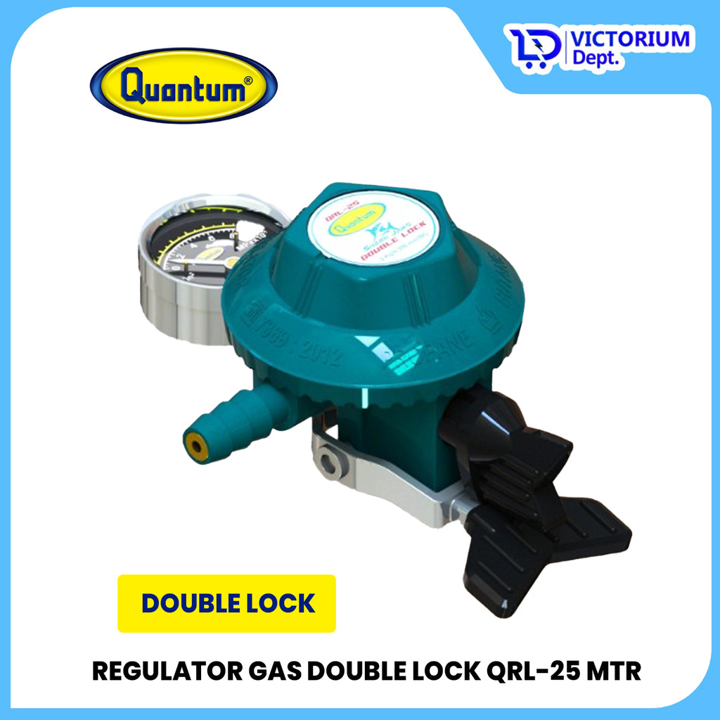Jual VICTORIUM - REGULATOR GAS QUANTUM QRL-25 DL METER DOUBLE LOCK ...