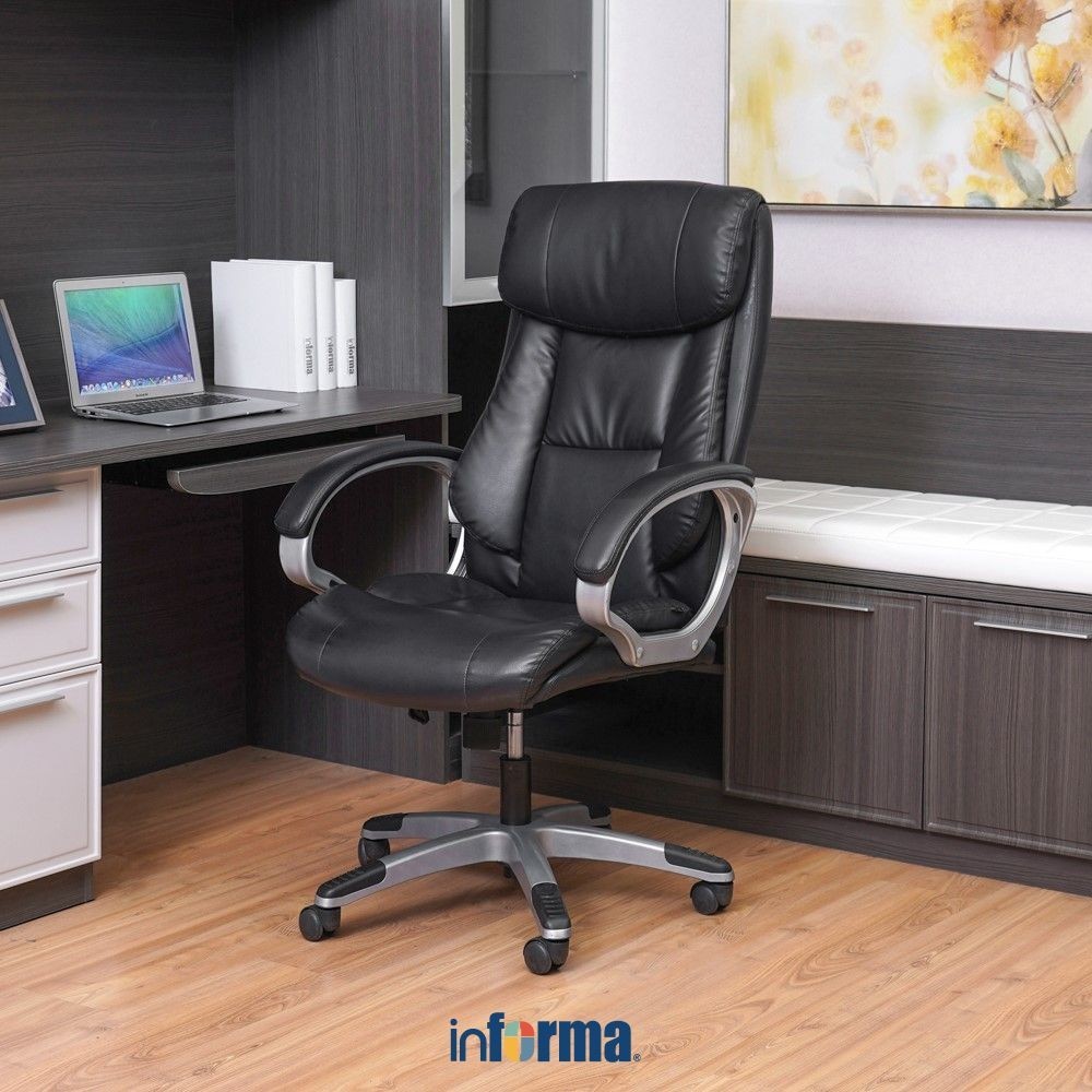 Jual Informa Umura Kursi Kantor Sandaran Tinggi - Hitam Tempat Duduk ...