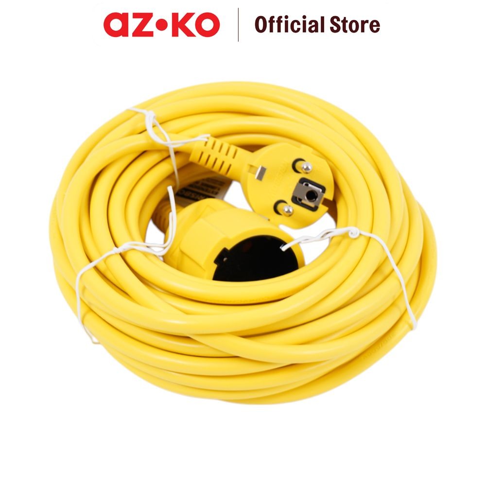 Jual AZKO Krisbow 10 mtr Kabel Ekstensi 1 mm - Kuning Cable Extension ...