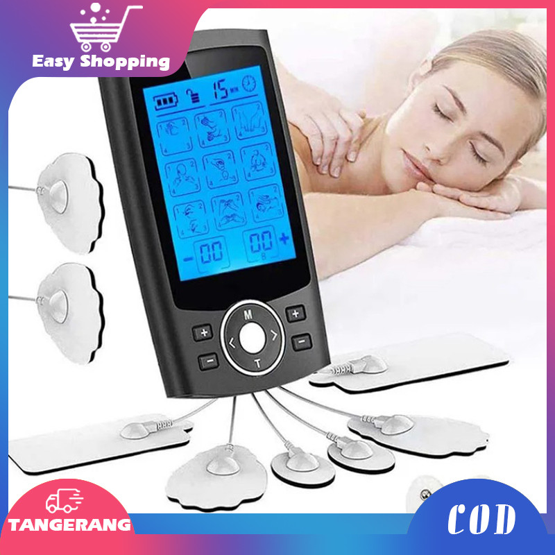 Jual Mesin Therapy Pijat Akupuntur Digital Tens Alat Pijat Elektrik Ems ...