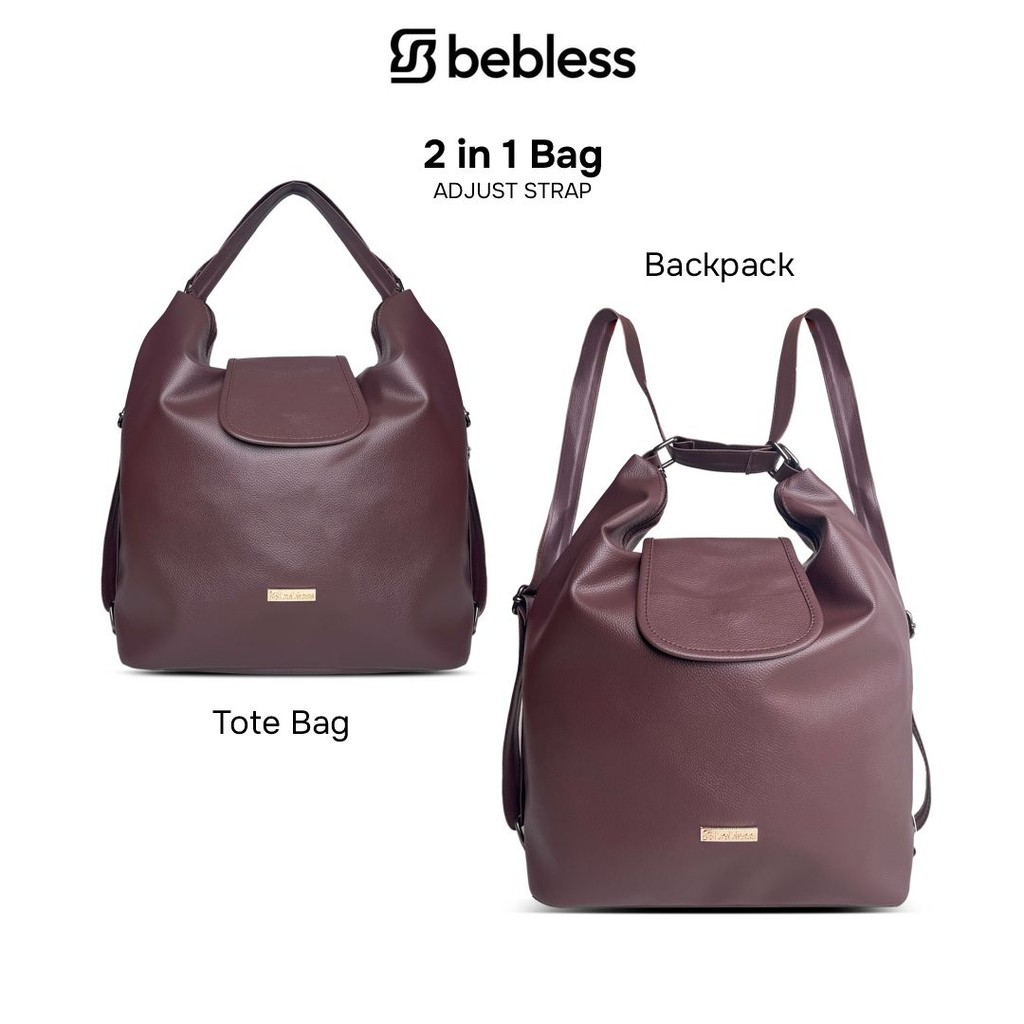 Jual BEBLESS ARUNA 2 IN 1 Tas Wanita Tas Totebag Tas Backpack Wanita ...
