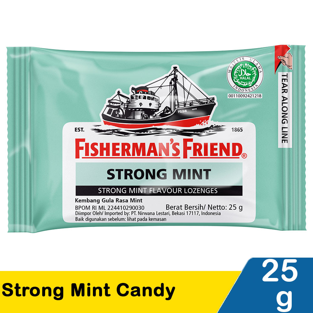 Jual FISHERMAN'S CANDY STRONG MINT HIJAU 25g | Shopee Indonesia