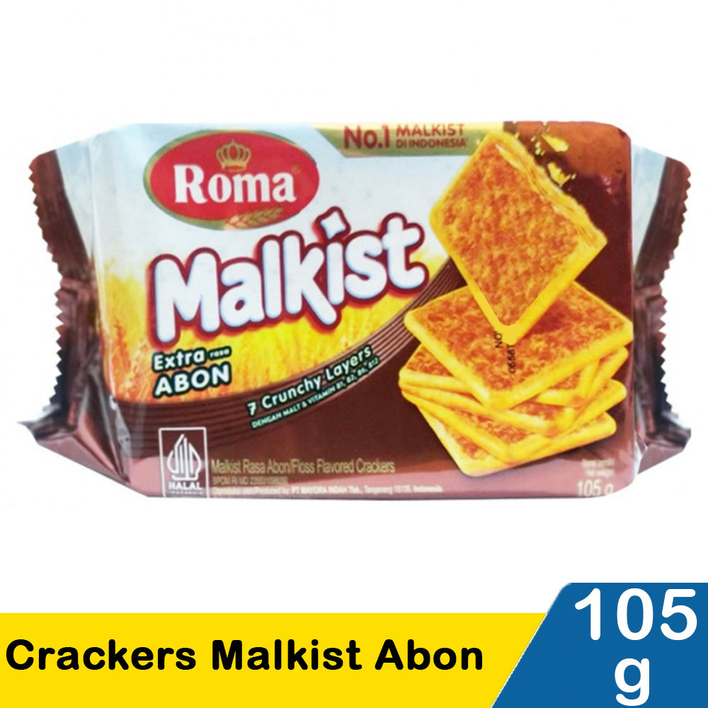 Jual Roma Crackers Malkist Abon 126/105g | Shopee Indonesia