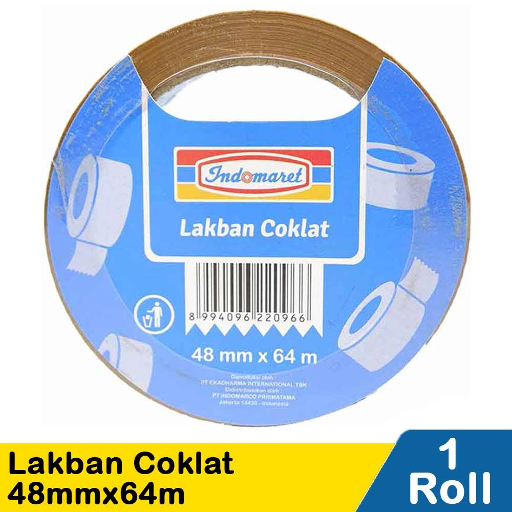 Jual INDOMARET LAKBAN (NEW) COKLAT 2INX70YR 48mmX64m | Shopee Indonesia